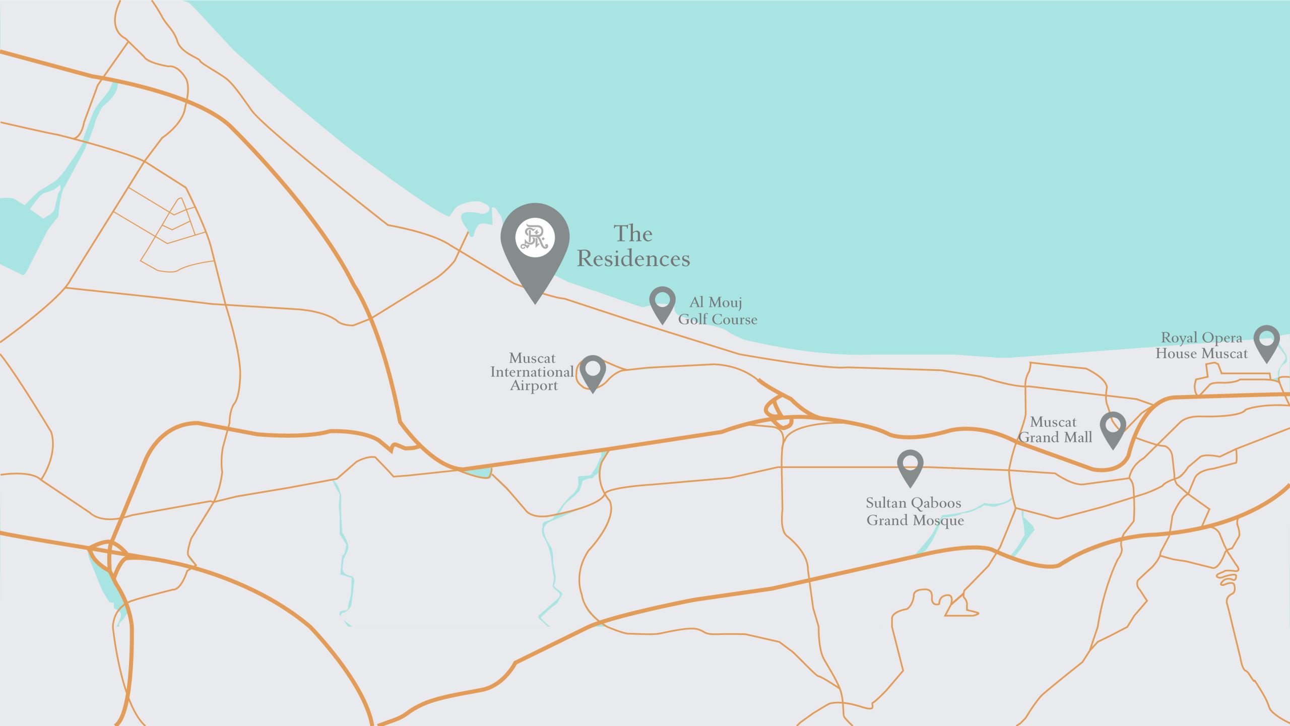 موقع الموج مسقط | سانت ريجيس الموج مسقط